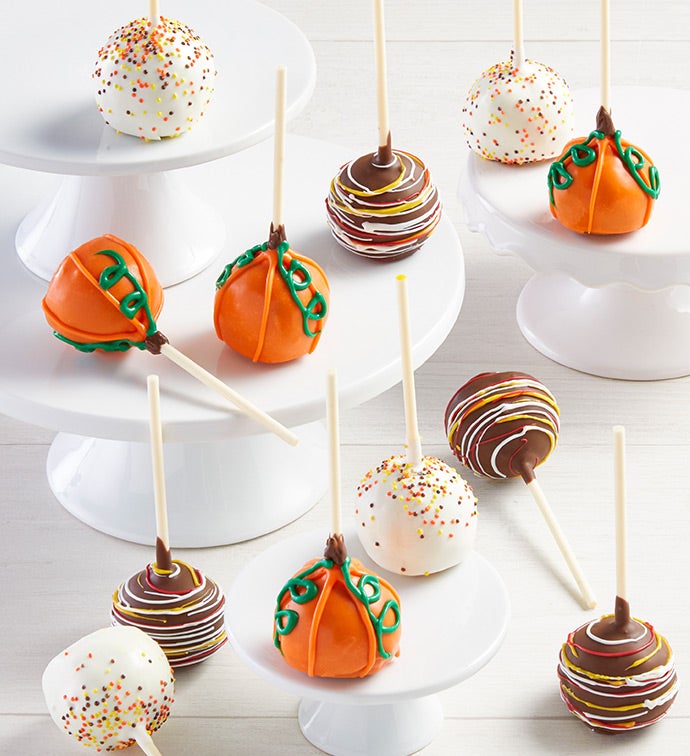 Pumpkin Fall Cake Pops