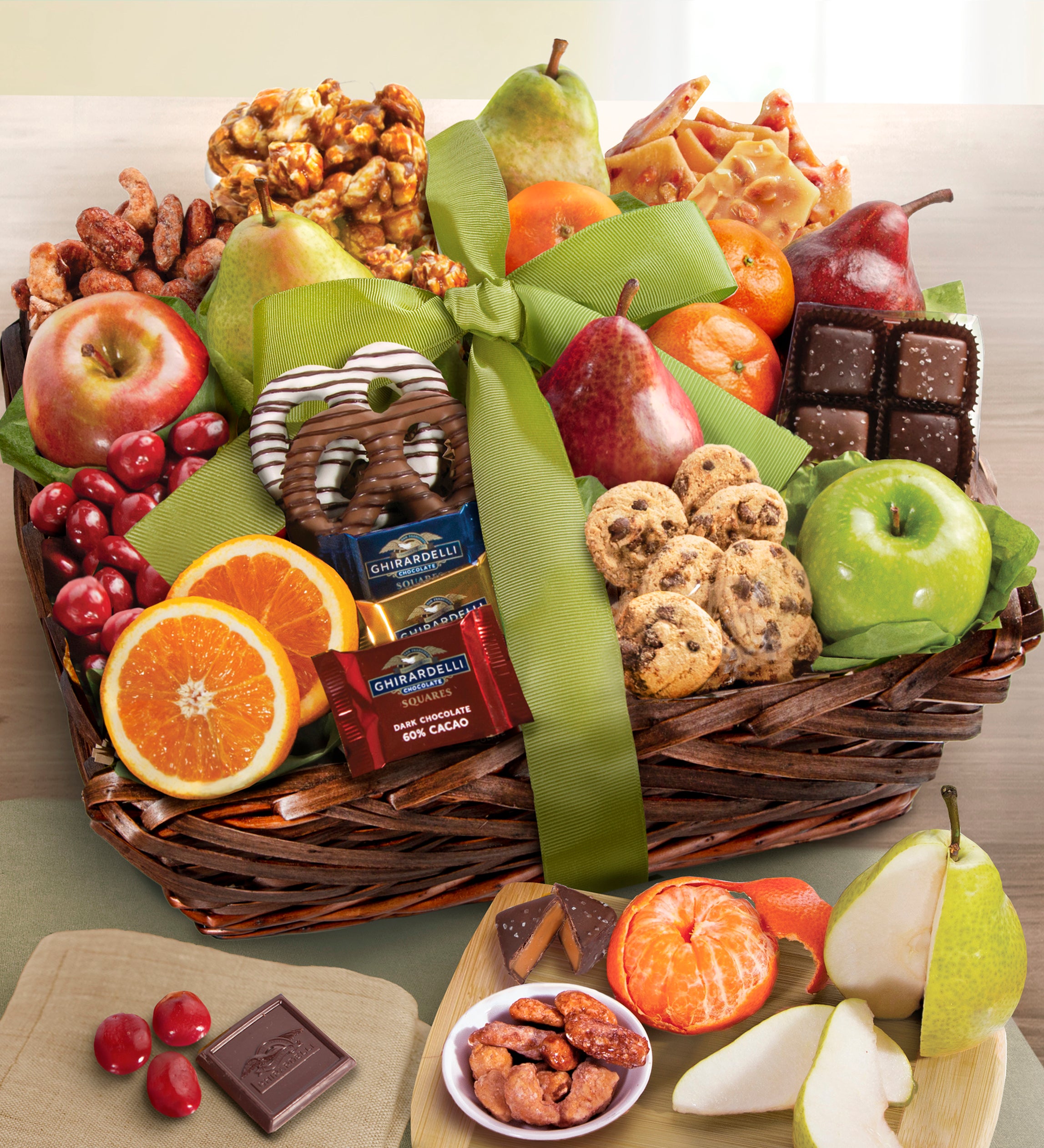 Gift Basket of Fruit & Sweet Treats | 1800Baskets.com