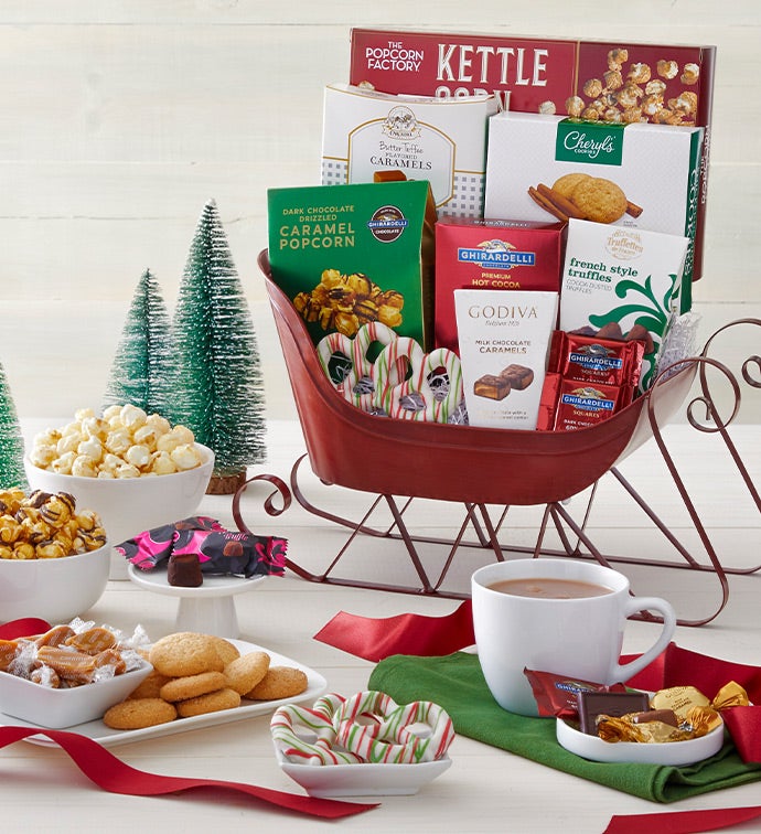 Holiday Sleigh Sweet Delivery | 1800Baskets.com