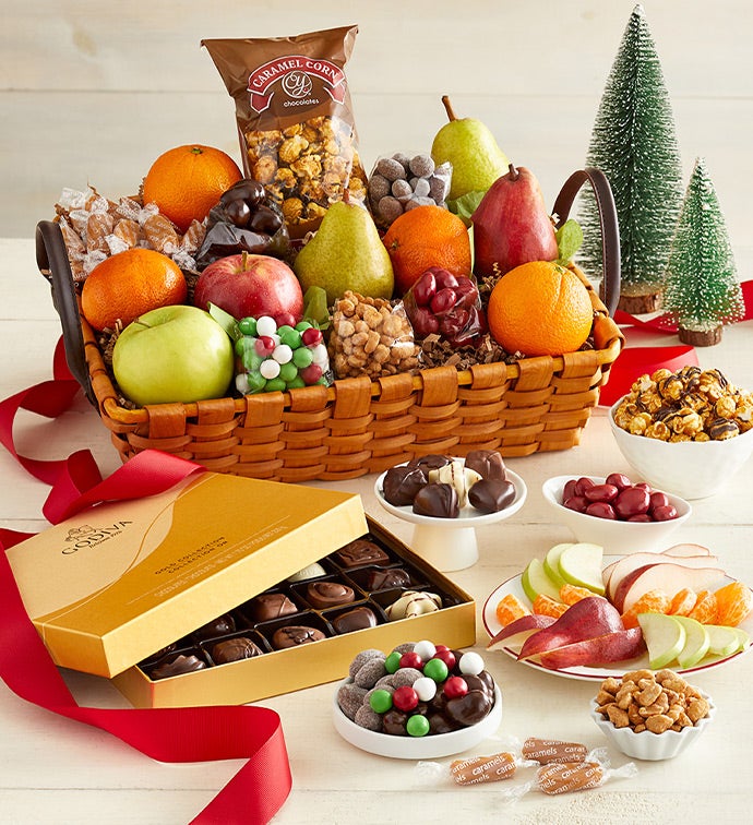 Fruit and Sweets Basket | 1-800-Baskets.com
