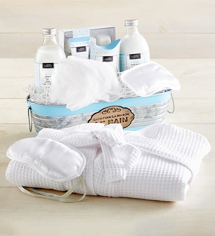 Relaxing Coast & Coconut Spa Set | 1800Baskets.com