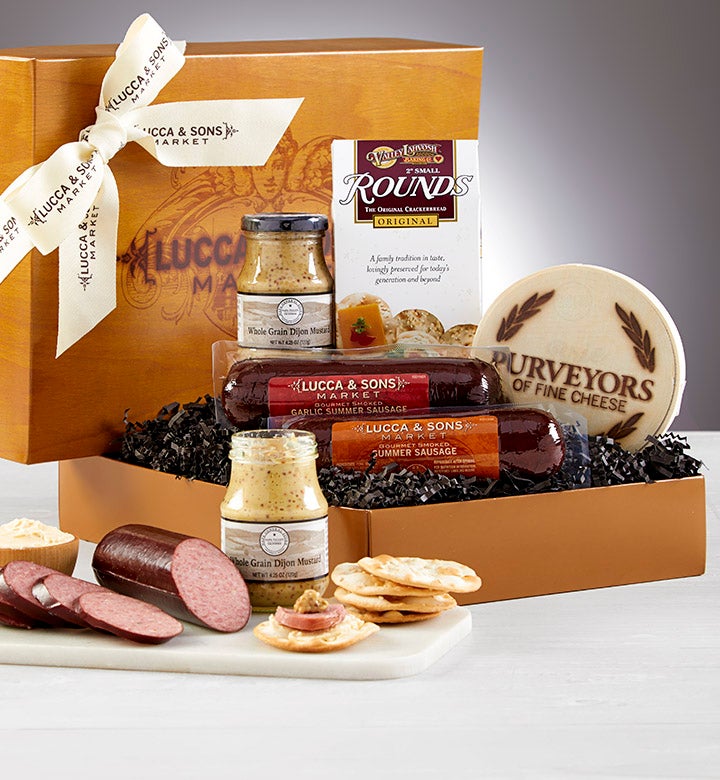 Gourmet Meat & Cheese Gift Baskets Delivery | 1800Baskets